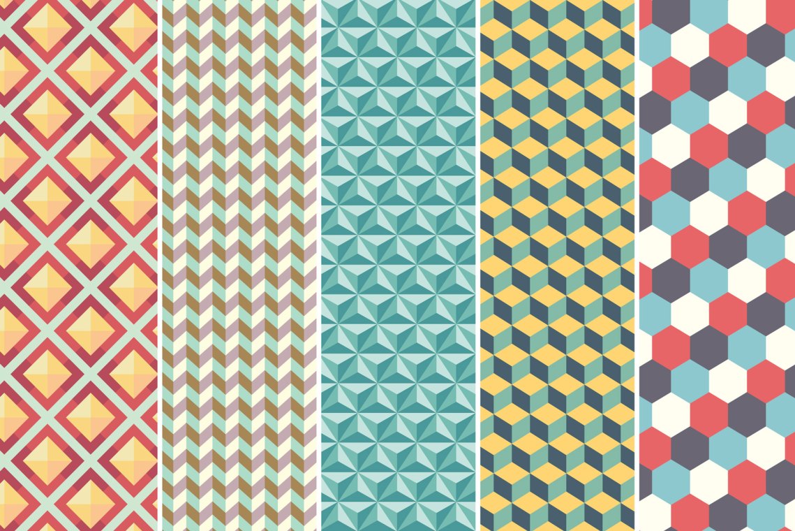 FREE Vector Geometry Patterns for