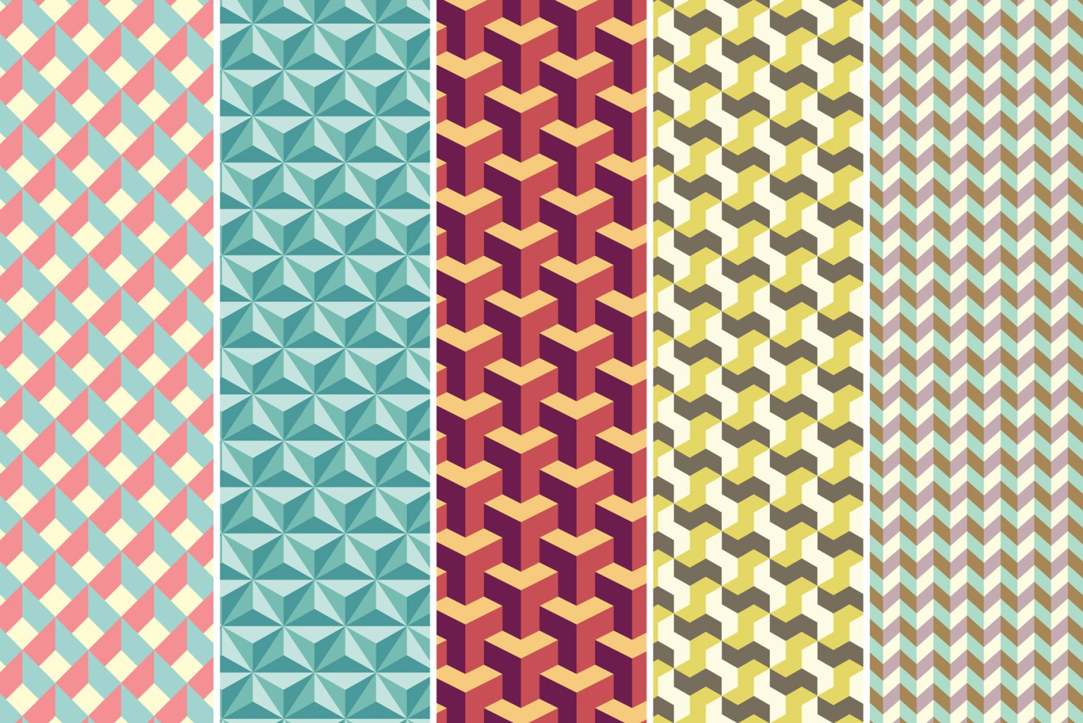 FREE Vector Geometry Patterns for