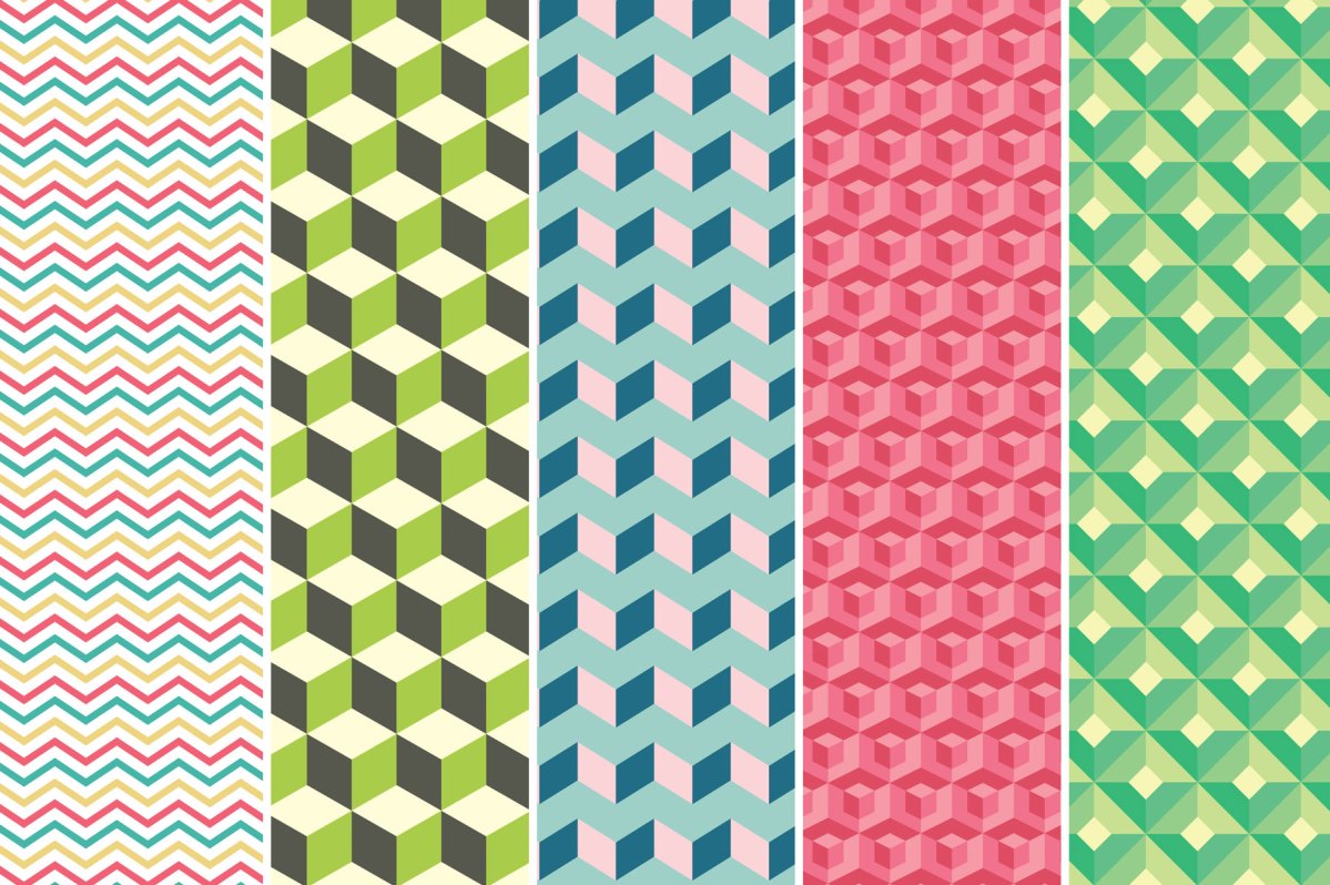 FREE Vector Geometry Patterns for