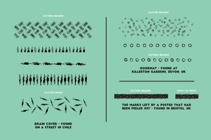 Adobe Illustrator Texture Brushes