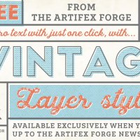 FREE Quick Vintage - Layer Styles - The Artifex Forge - Illustrative ...