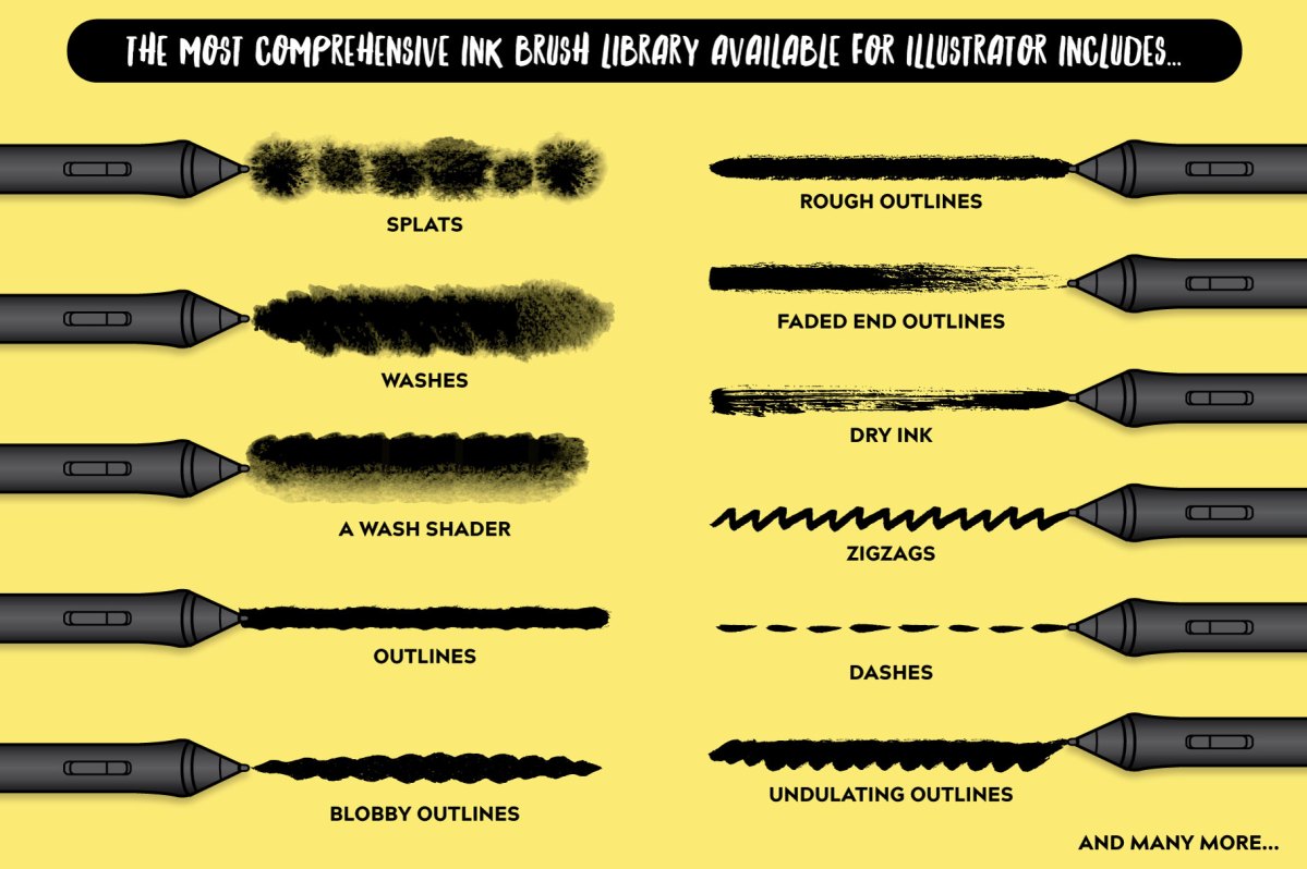 Affinity Designer Ink Brushes