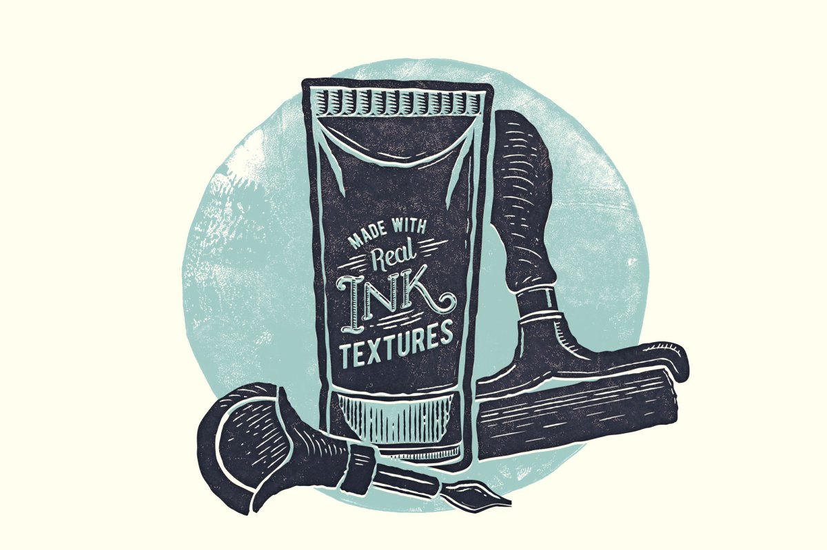 Photoshop Linocut Kit | Buy Linocut Patterns, Brushes, Styles, & Tools ...