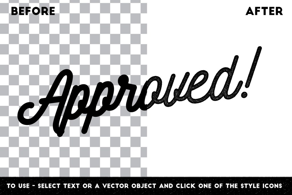 FREE Ink Stamp Effect in Illustrator & Affinity