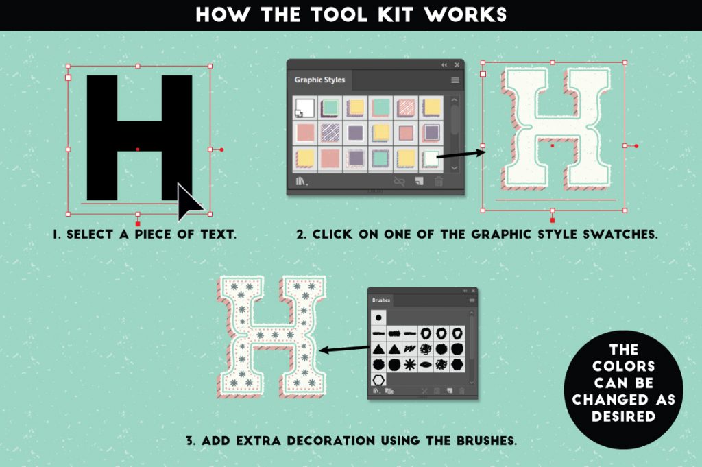 FREE – The Hand-drawn Pencil Type Tool Kit
