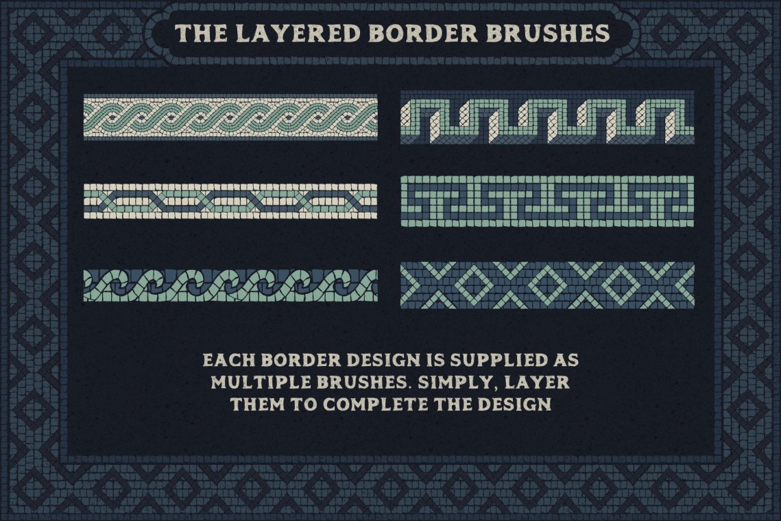 Affinity Mosaic | Buy Affinity Mosaic Tile Brushes Online - Artifex Forge