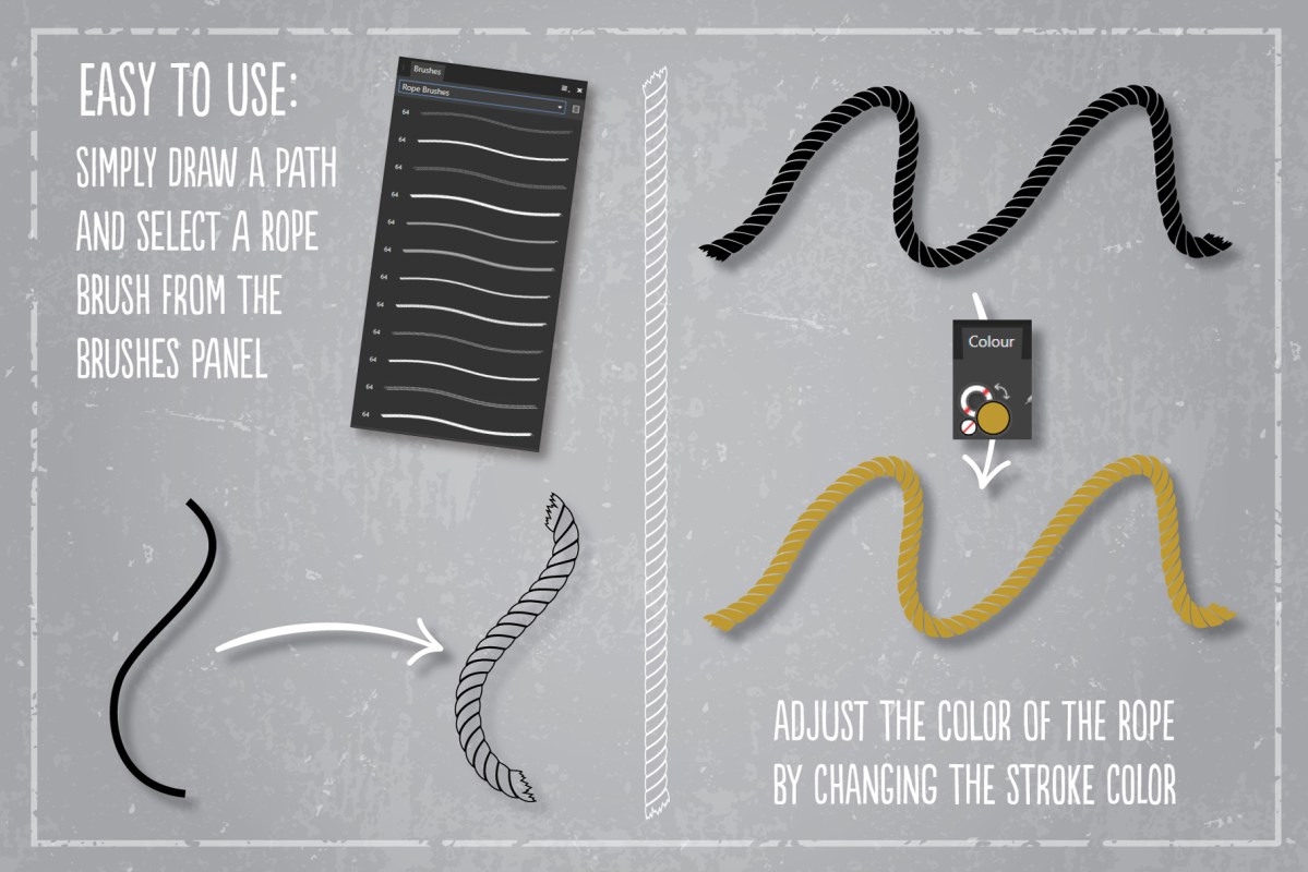 Chain Affinity Designer Brushes