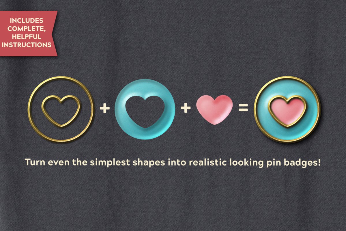 Pin Creator for Photoshop | Buy Adobe Photoshop Enamel Pin Mockup ...