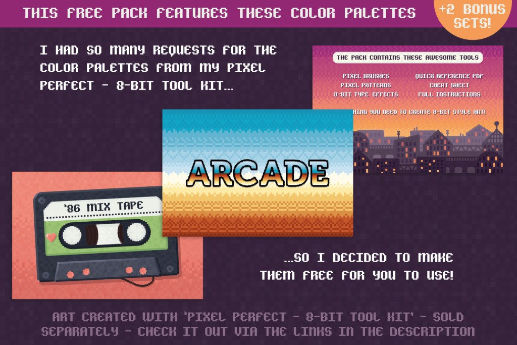 Pixel Art Color Palettes | Get Free Illustration Pixel Art Color ...