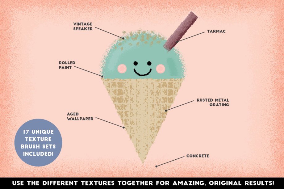 Ultimate Texture Brush Library for Affinity Designer | Purchase ...