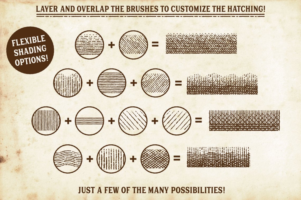 Affinity Vintage Brushes | Buy Vintage Affinity Designer Brush Toolkit ...