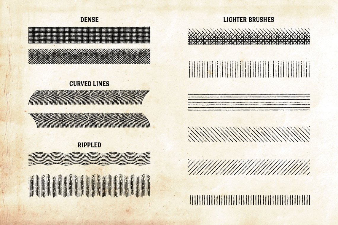 Affinity Vintage Brushes | Buy Vintage Affinity Designer Brush Toolkit ...