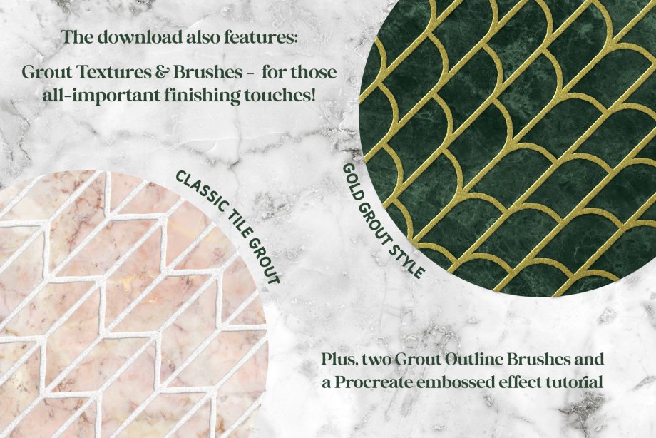Procreate Marble & Stone Texture Brushes