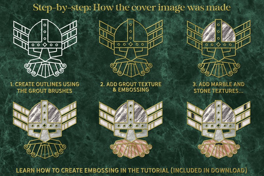 Procreate Marble & Stone Texture Brushes